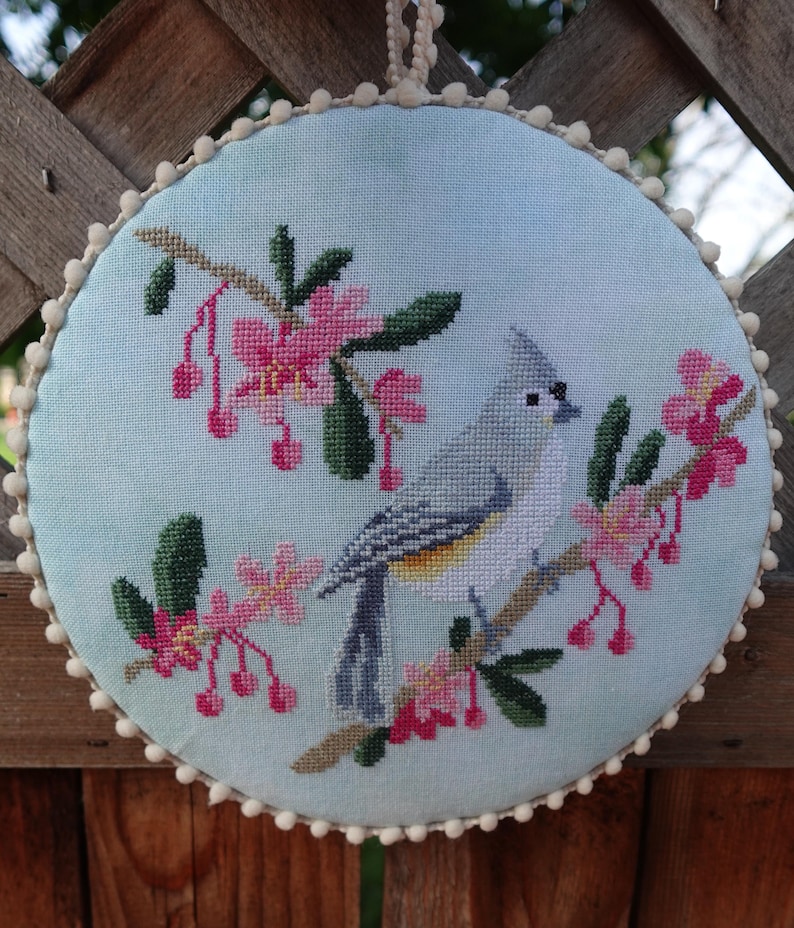 Tufted Titmouse Cross-stitch Pattern PDF - Etsy
