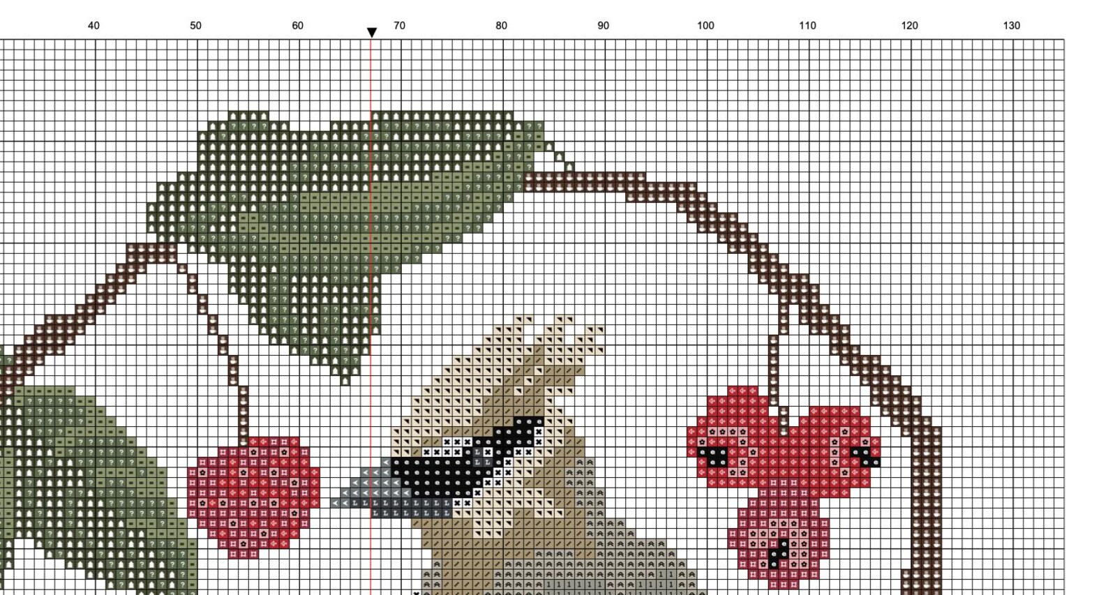 Cedar Waxwing in a Dogwood Tree PDF Cross Stitch Pattern - Etsy