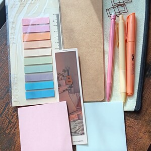 Deluxe Book Annotation Kit, You Choose Colour Set, Highlighter, Pen ...