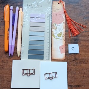 Basic Annotation Kit With Highlighter, Pen, Pencils, Tabs, Sticky Notes ...