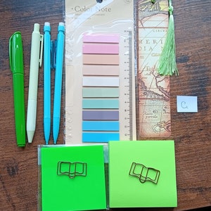 Basic Annotation Kit With Highlighter, Pen, Pencils, Tabs, Sticky Notes ...