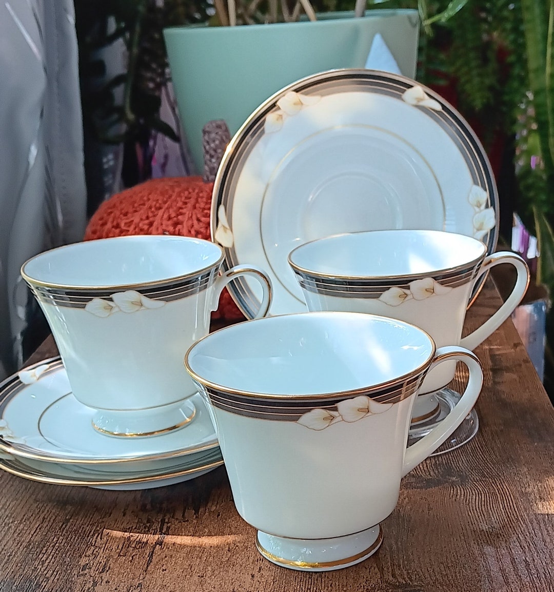 Vintage: Noritake Legendary Ellington Tea Cup and Saucer - Etsy