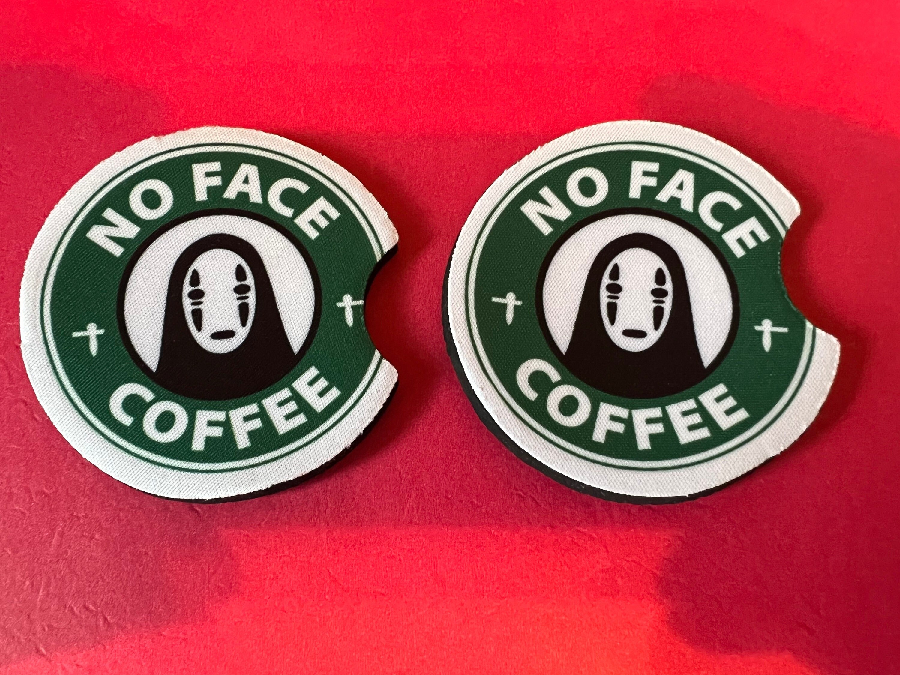 No Face Spirited Away Coffee Studio Ghibli Cupholder Rubber Neoprene ...