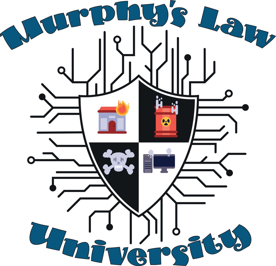 Murphy's Law University SVG PNG DXF for Sublimation - Etsy