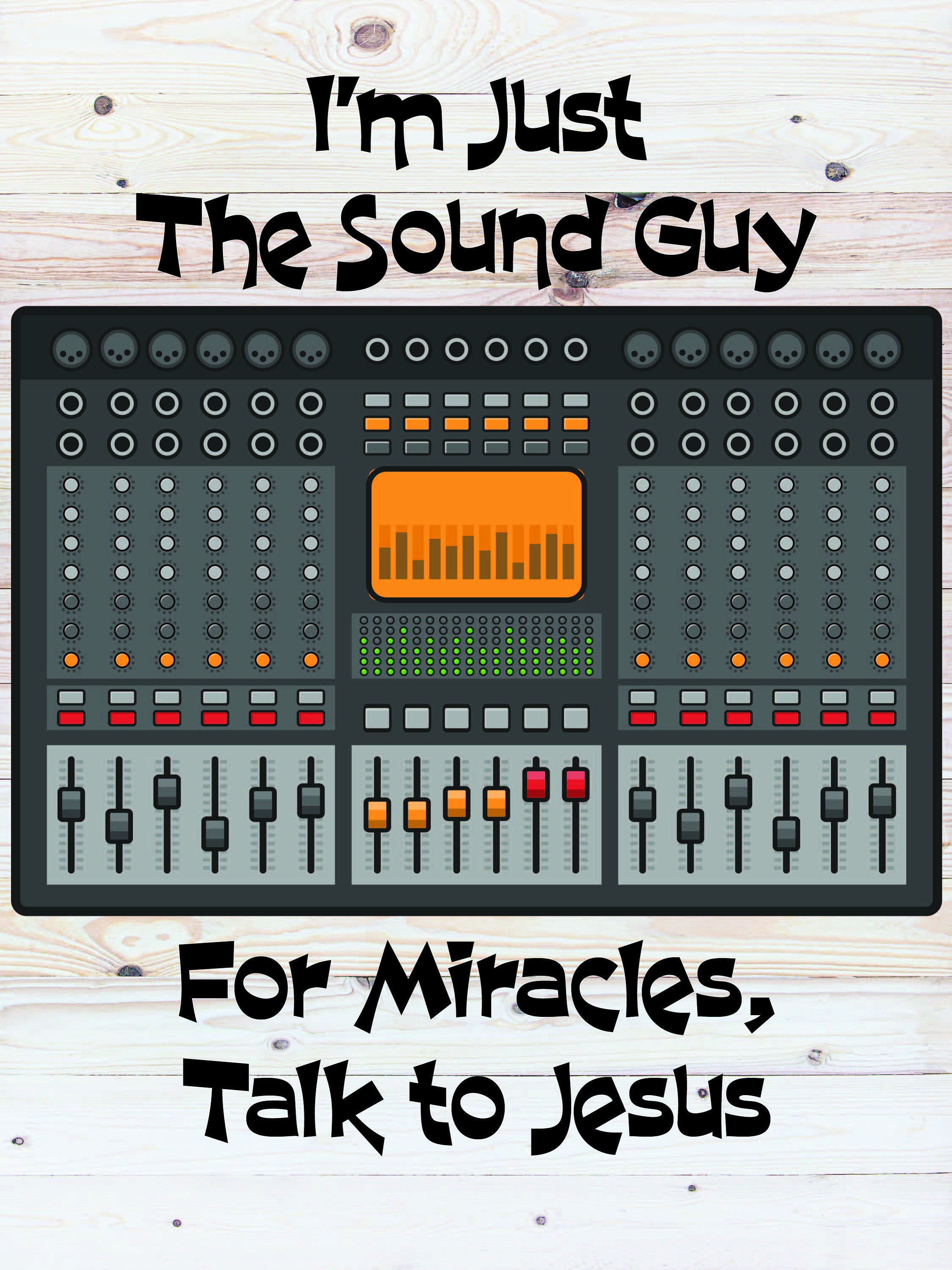 I'm Just the Sound Guy SVG PNG DXF for Sublimation - Etsy