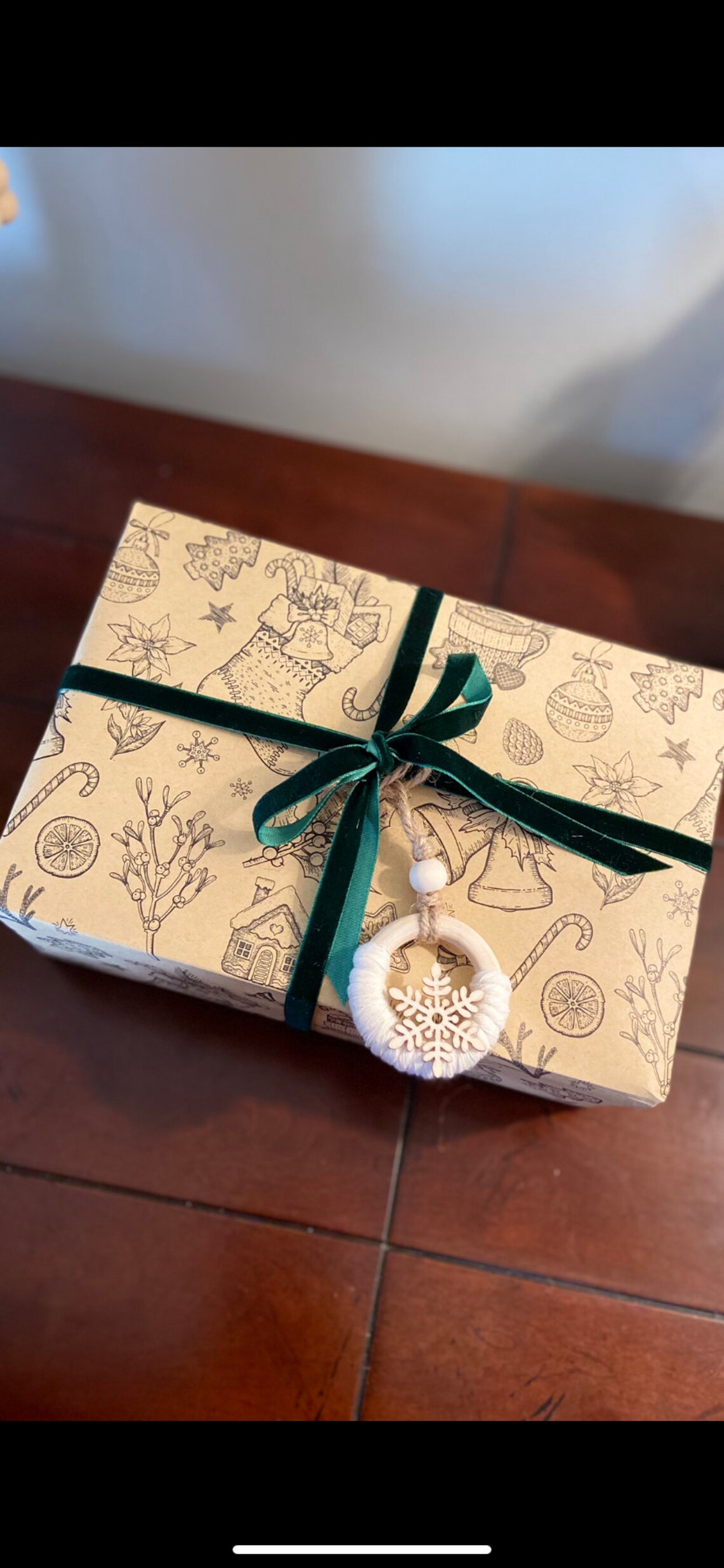 Wooden Ring Snowflake Ornament - Etsy