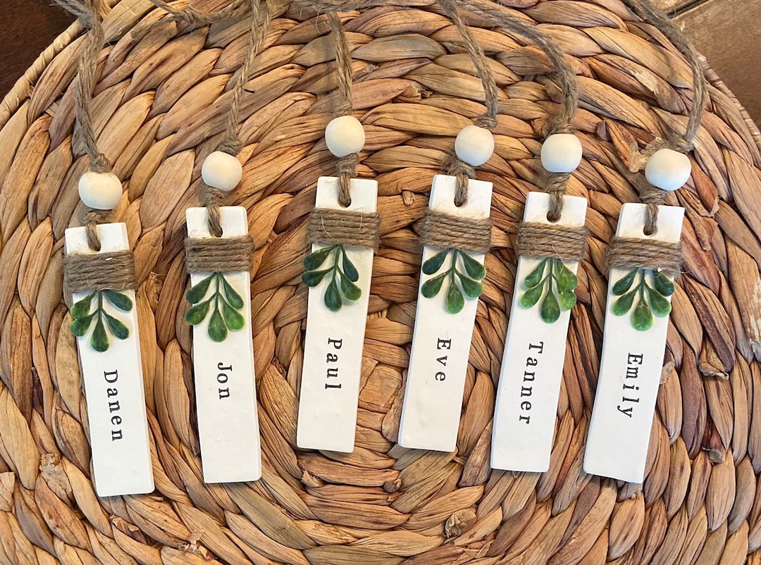 Personalized Clay Ornament - Etsy