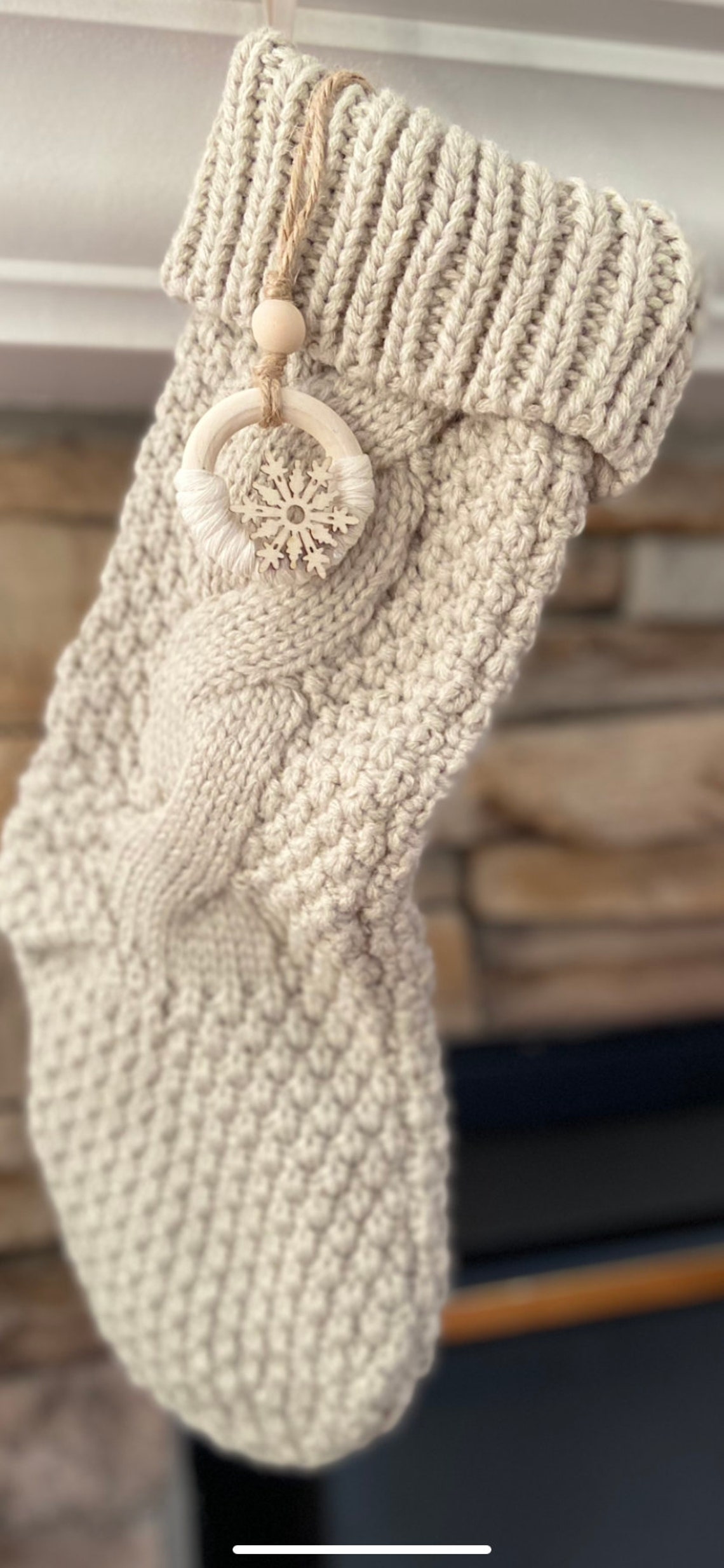 Wooden Ring Snowflake Ornament - Etsy