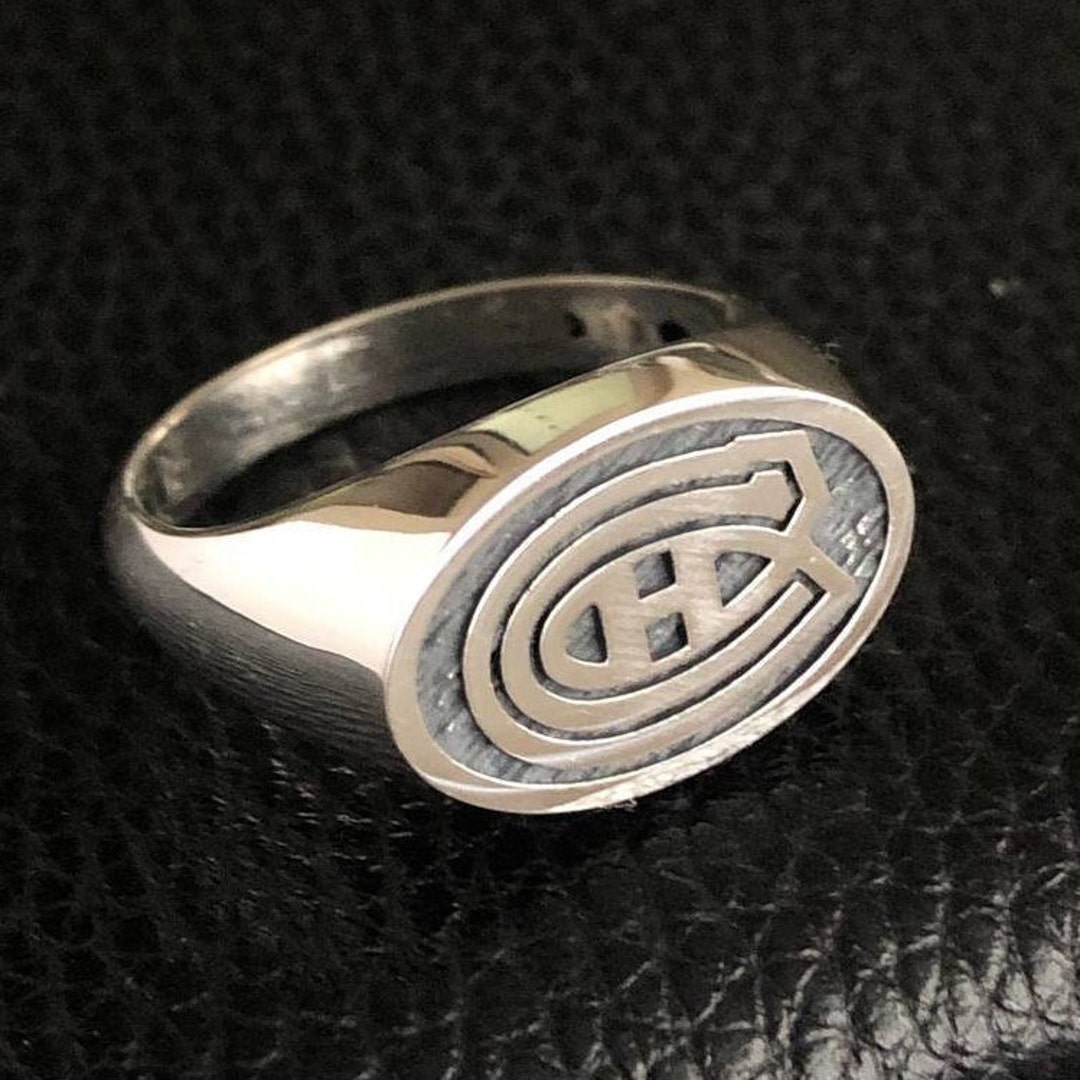Montreal Signet Ring Canada Sport Team Ring Canadien Fan Ring - Etsy