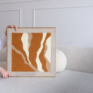 Wool Weaving Wall Art: Modern Neutral Tapestry Decor - Etsy