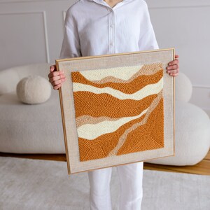 Wool Weaving Wall Art: Modern Neutral Tapestry Decor - Etsy