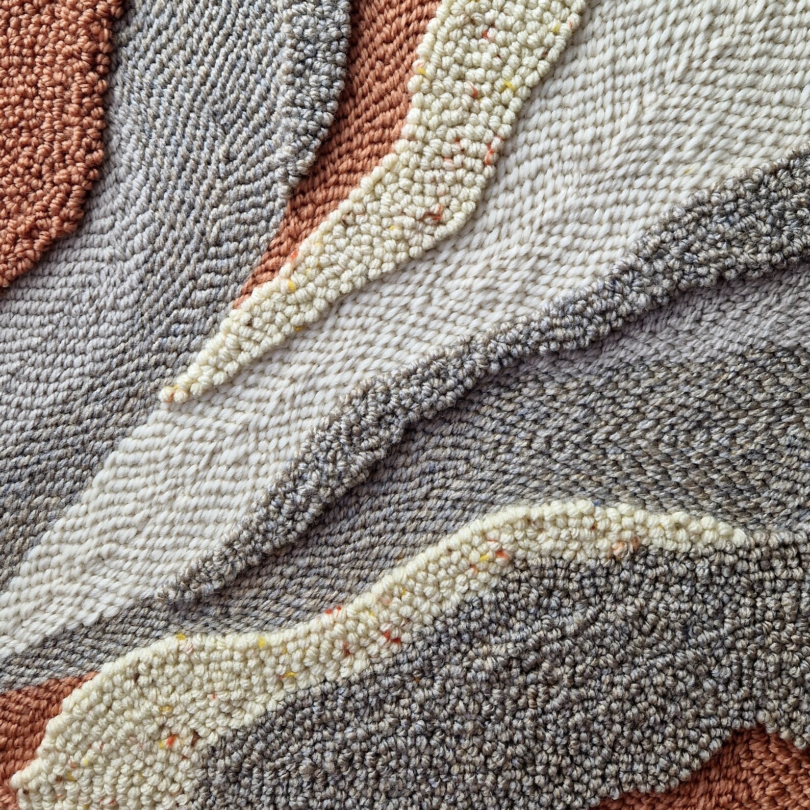 Neutral Earth Tone Minimal Tapestry, Subtle Ornament for Elegant Home ...