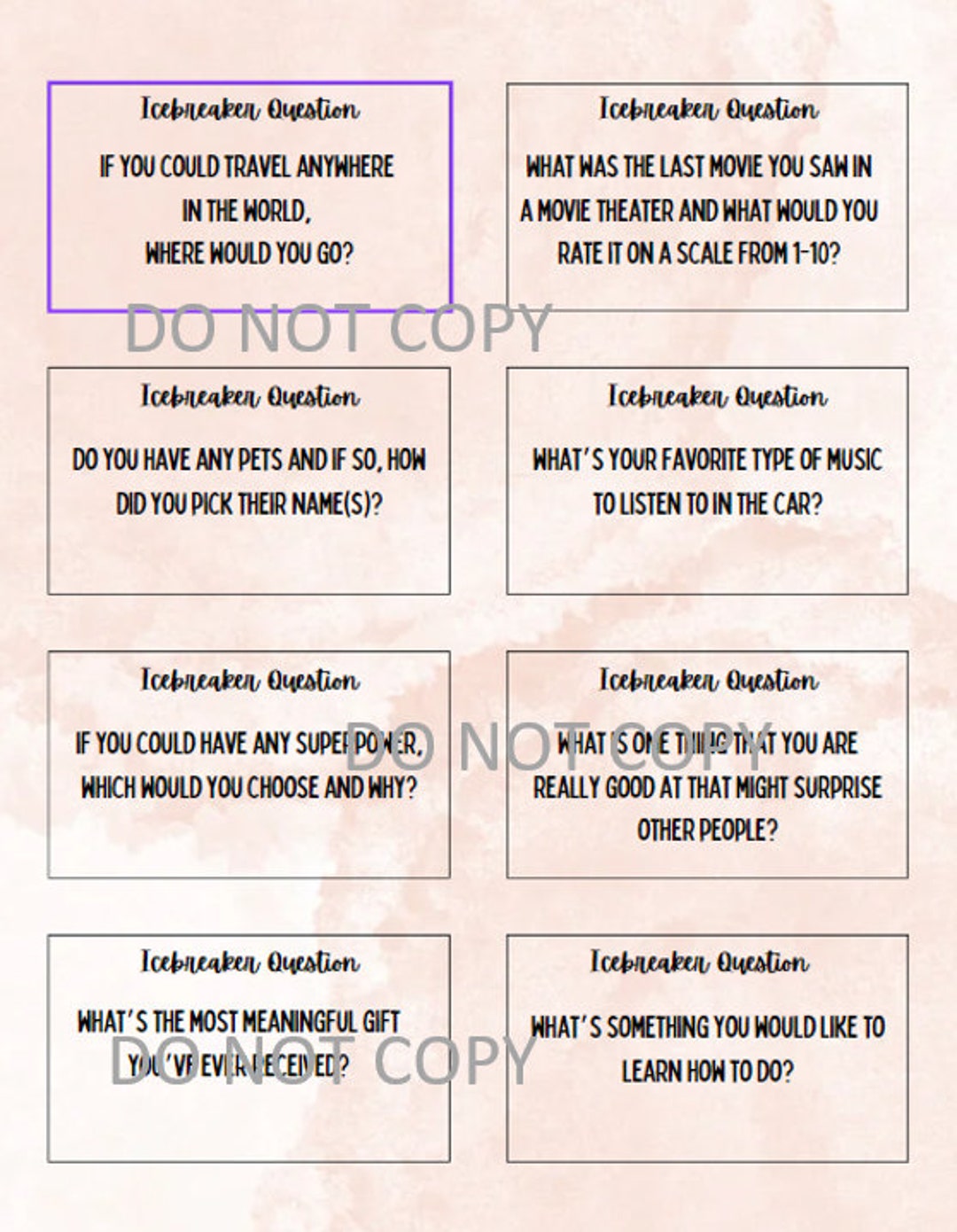 50+ Icebreakers Social Engagement Questions Get to Know You ...