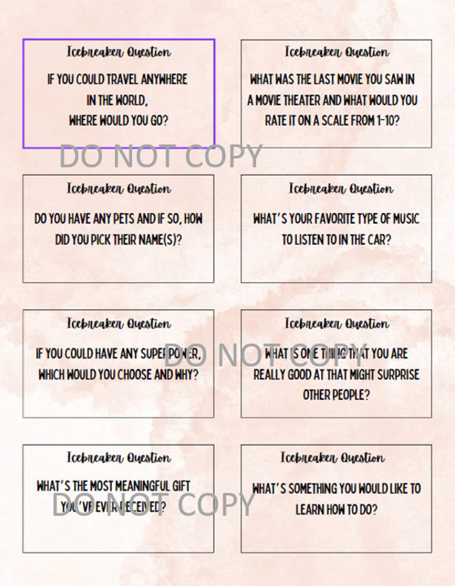 50+ Icebreakers Social Engagement Questions Get to Know You ...