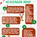 Schoolwide Scavenger Hunt Holiday Themed Common School Areas PDF Files ...
