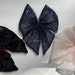 Beautiful Embroidered Bows and Scrunchie Set - Etsy