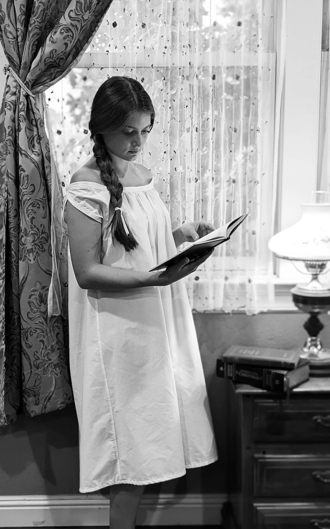 White Cotton Chemise/shift Made to Order/victorian Chemise/shift ...