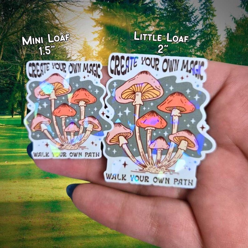 Create Your Own Magic, Walk Your Own Path - Holographic Sticker ...