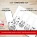 Kitten Coloring Printable Bookmarks, Cat Colouring Page, Kitten ...