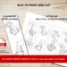 Printable Valentine Gnome Coloring Bookmarks, Valentine's Day Coloring ...