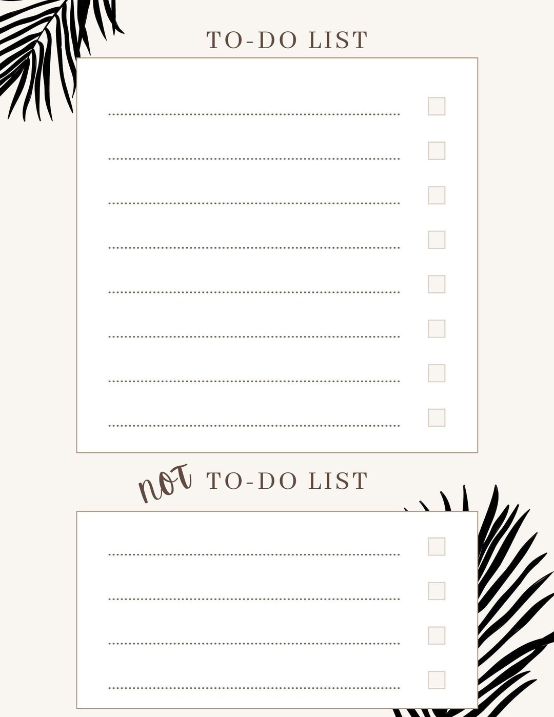 Digital To-do List, Printable To-do List, Downloadable To-do List - Etsy