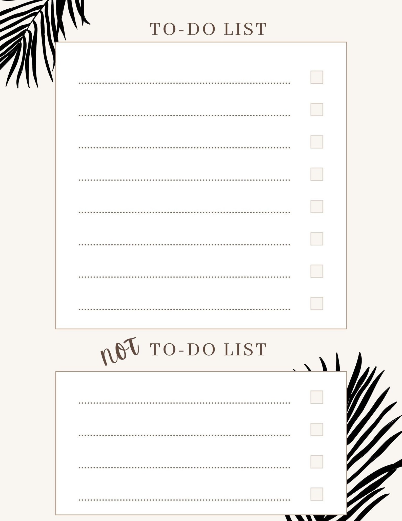 Digital To-do List Printable To-do List Downloadable To-do - Etsy