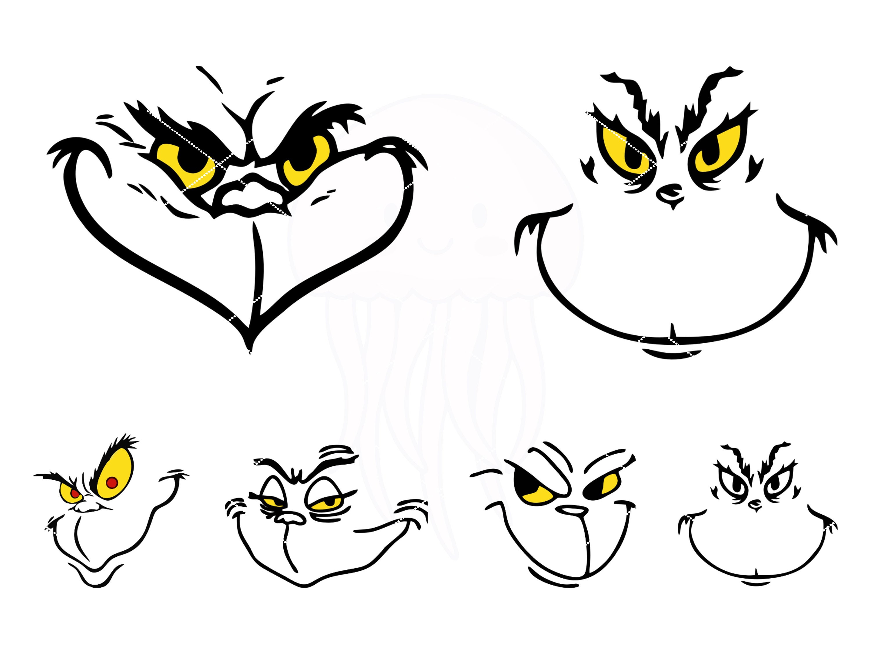 Grinch SVG Bundle Grinchmas Svg Green Character Svg cartoon - Etsy ...