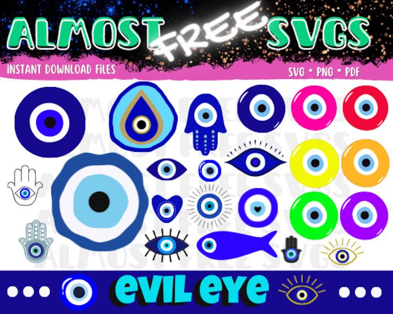 Evil Eye Svg, Evil Eye Png, SVG Files, SVG Bundle, Cricut Joy Svg ...