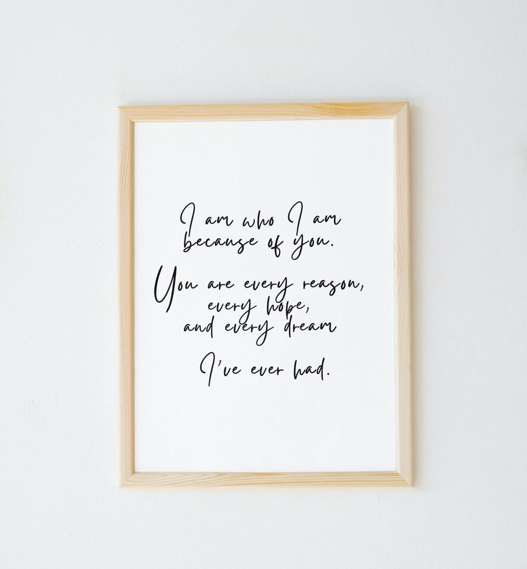 The Notebook Quote Print, Romantic Gift, the Notebook Movie Quotes ...