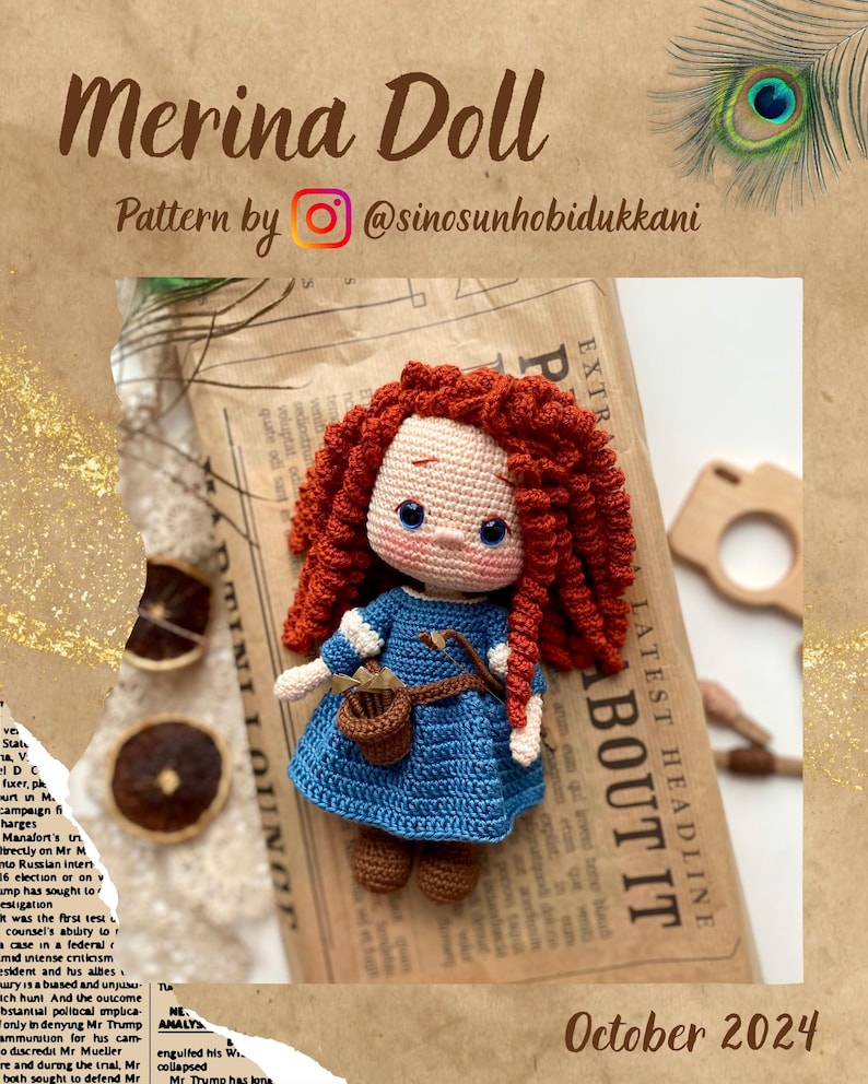 Merina Doll PDF Pattern - Etsy