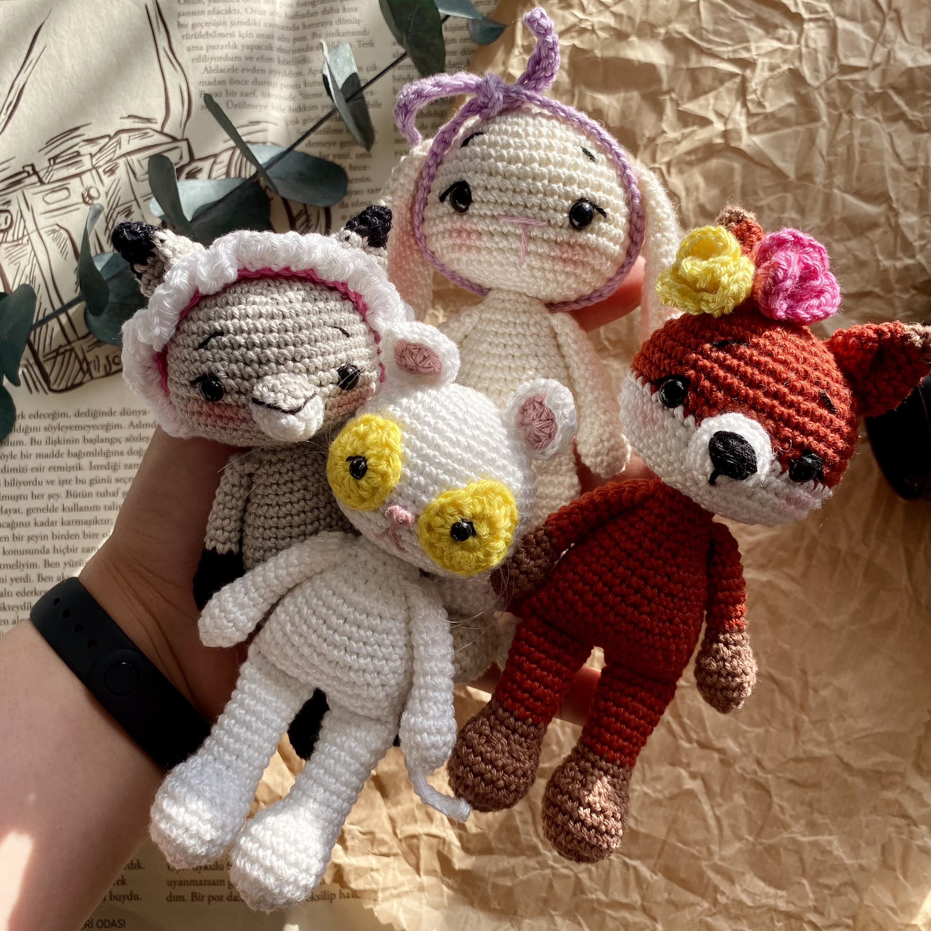 Mopsi, Moli, Meli, Mise English PDF Pattern 4 Recipe Packs - Etsy