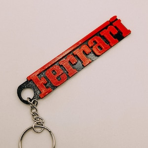 Ferrari 3D Printed Keychain - Etsy
