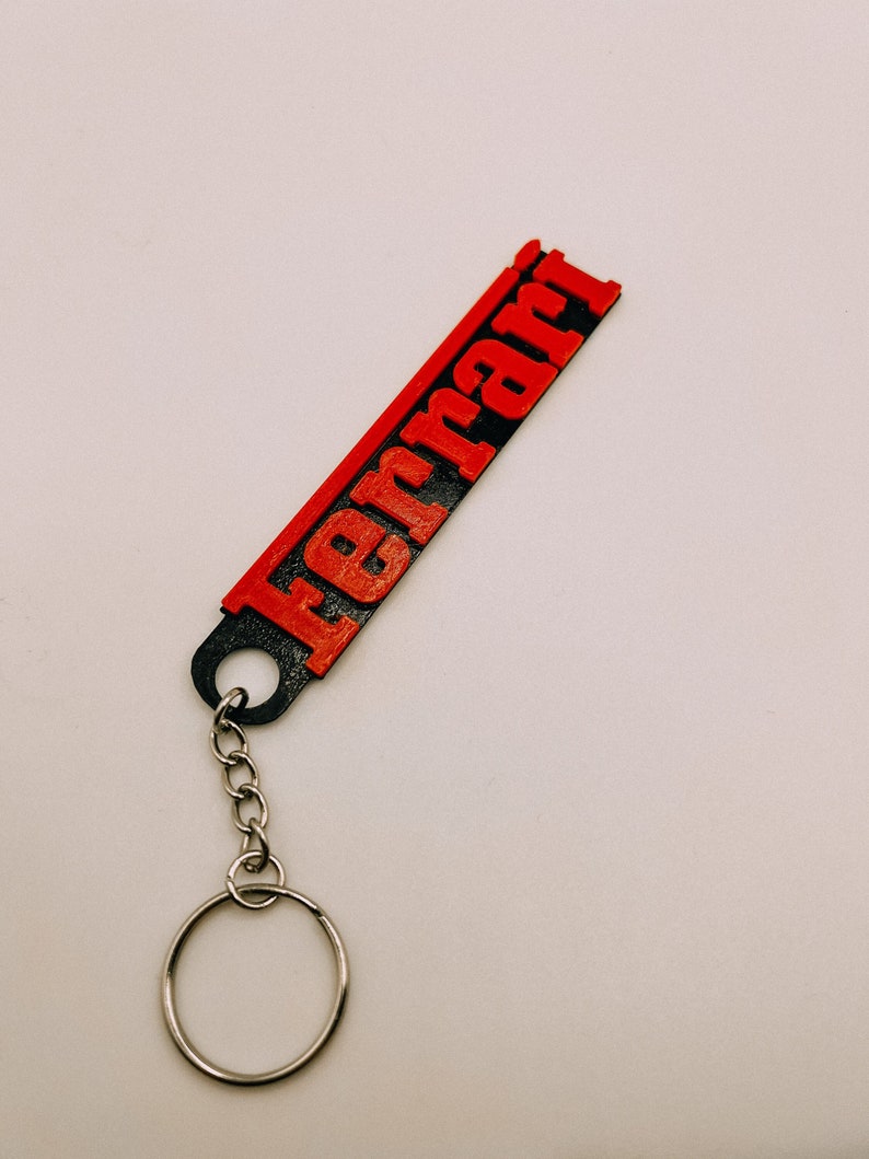 Ferrari 3D Printed Keychain - Etsy