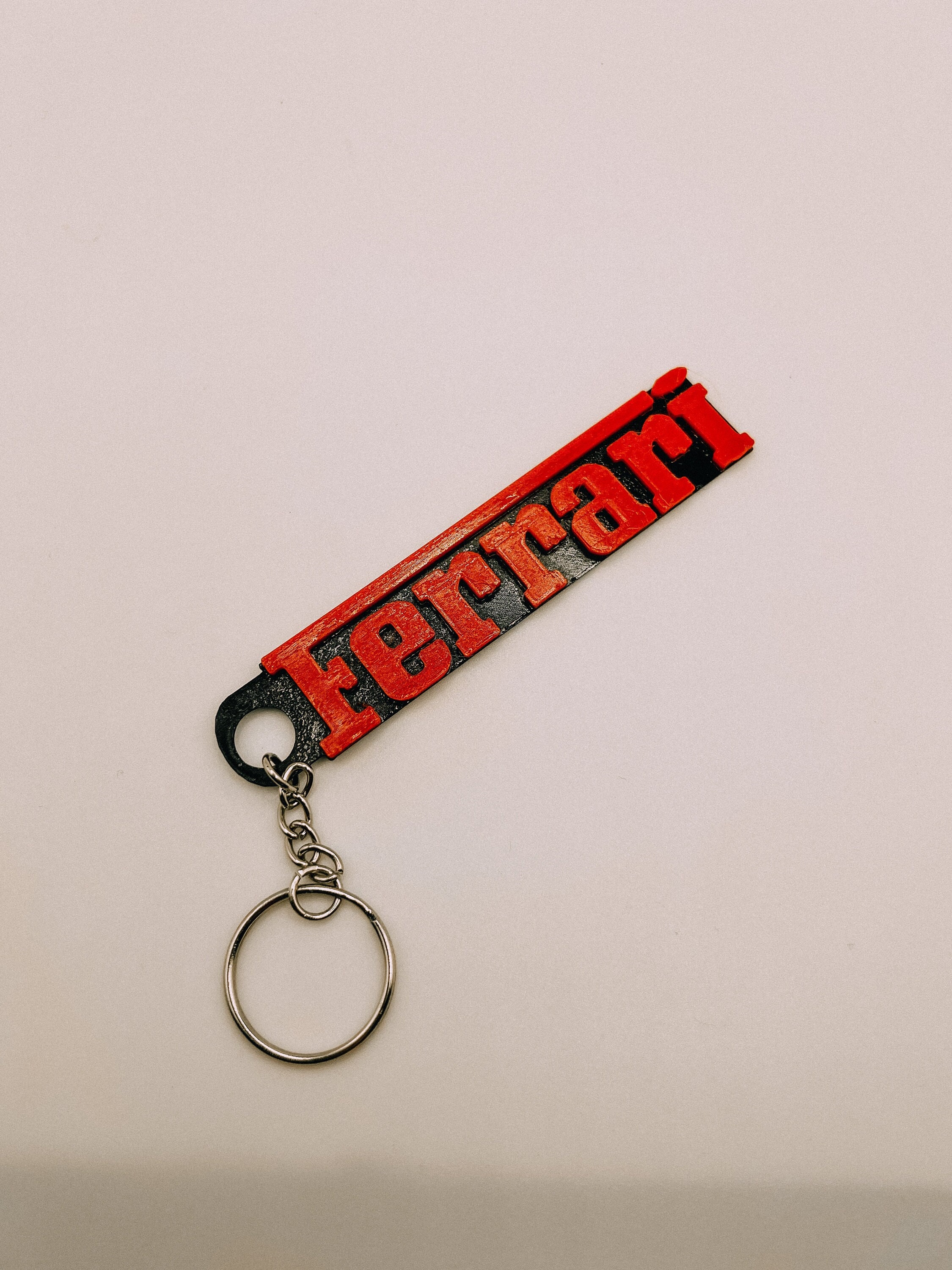 Ferrari 3D Printed Keychain - Etsy