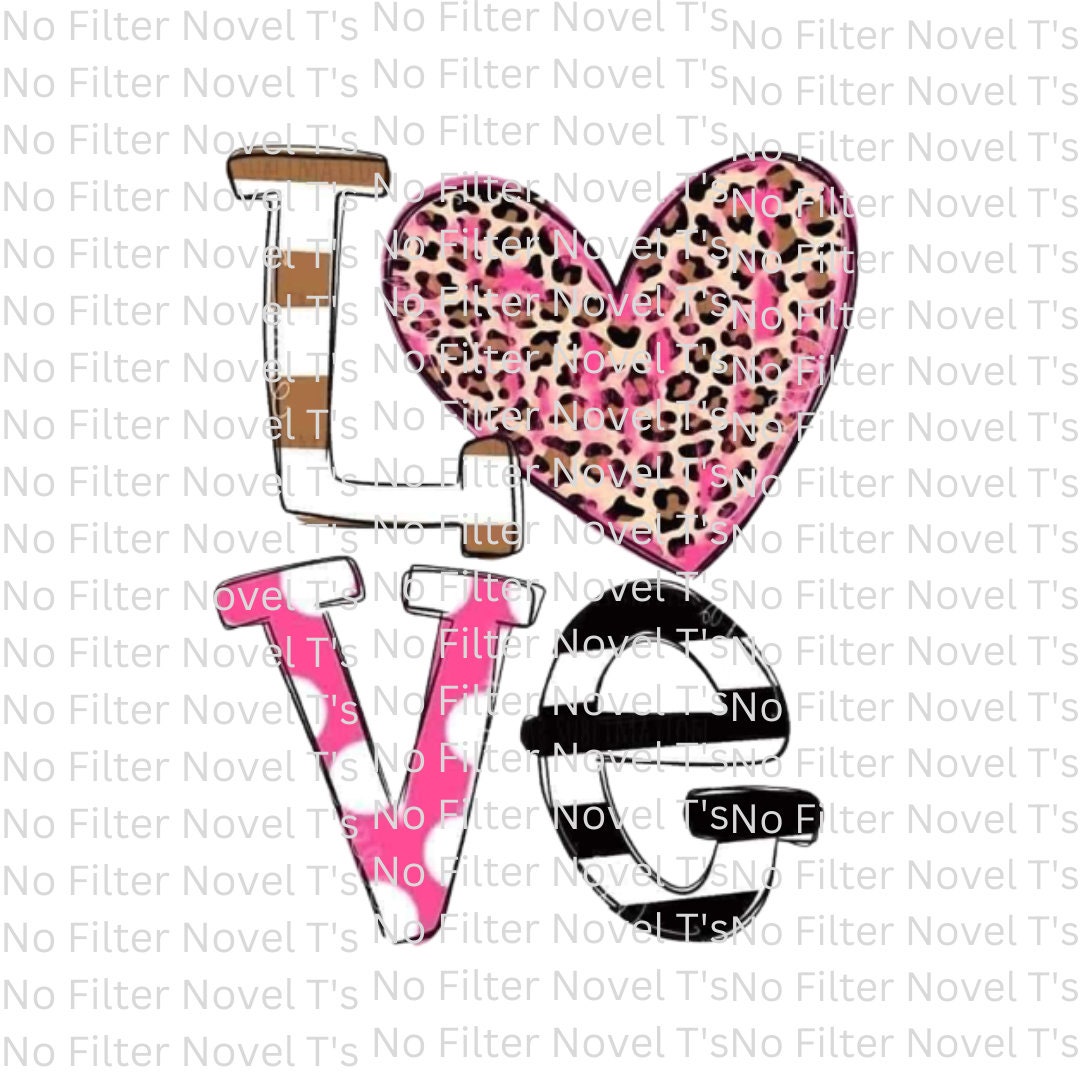 Love Word Digital PNG - Etsy