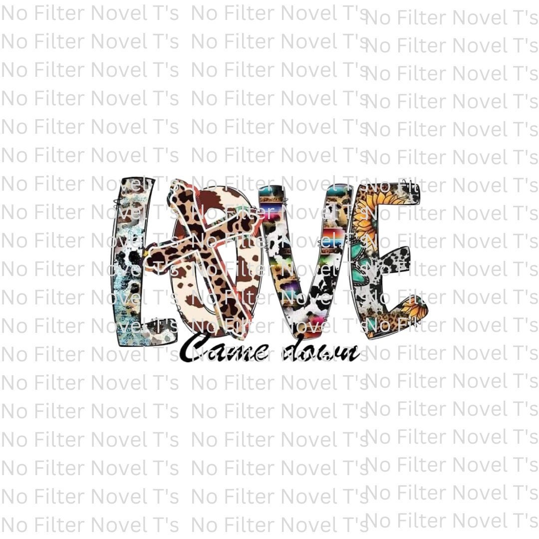 Love Came Down, Christian, Digital PNG - Etsy