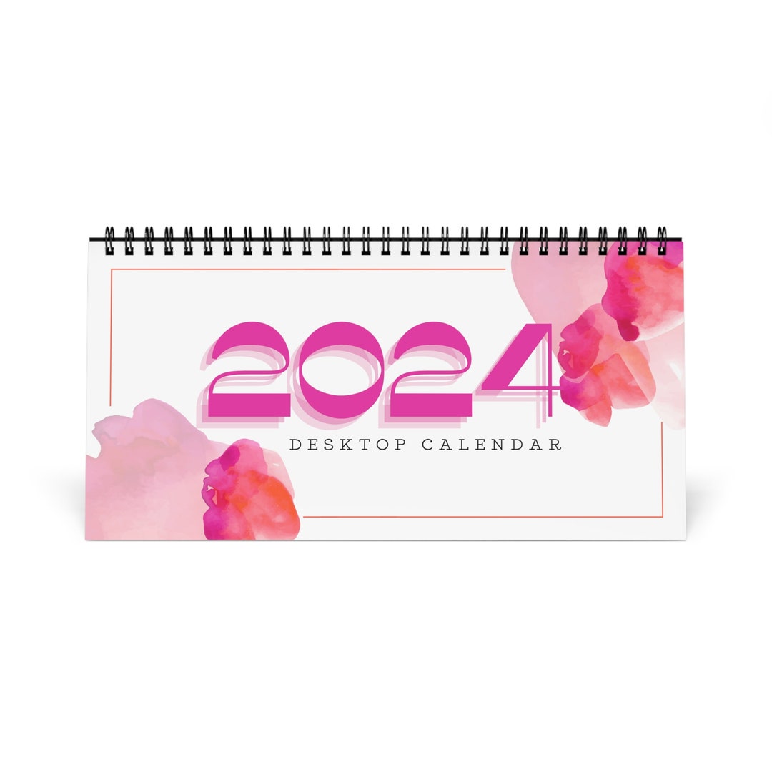 Watercolor Desk Calendar - Etsy