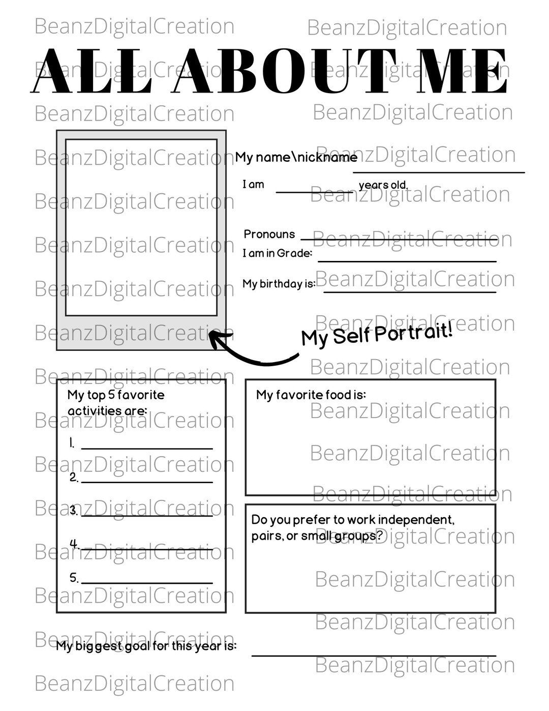 Get to Know You Paper - Etsy