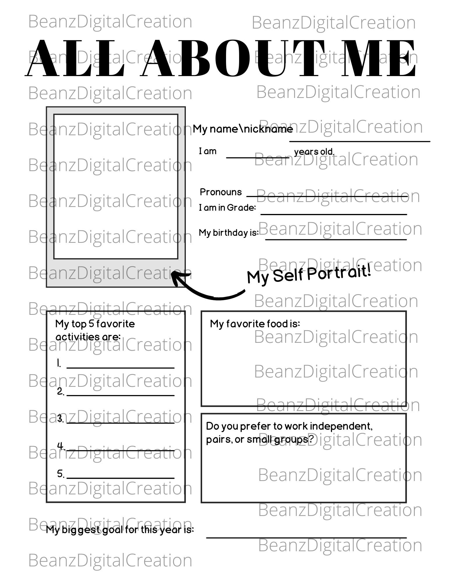 Get to Know You Paper - Etsy