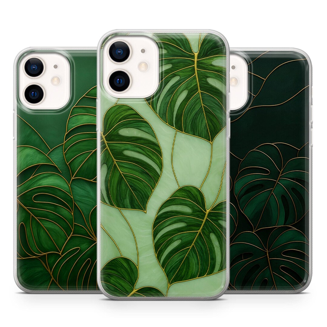 Sage Green Phone Case Stained Glass Luxury Cover for iPhone 17pro, 16 ...