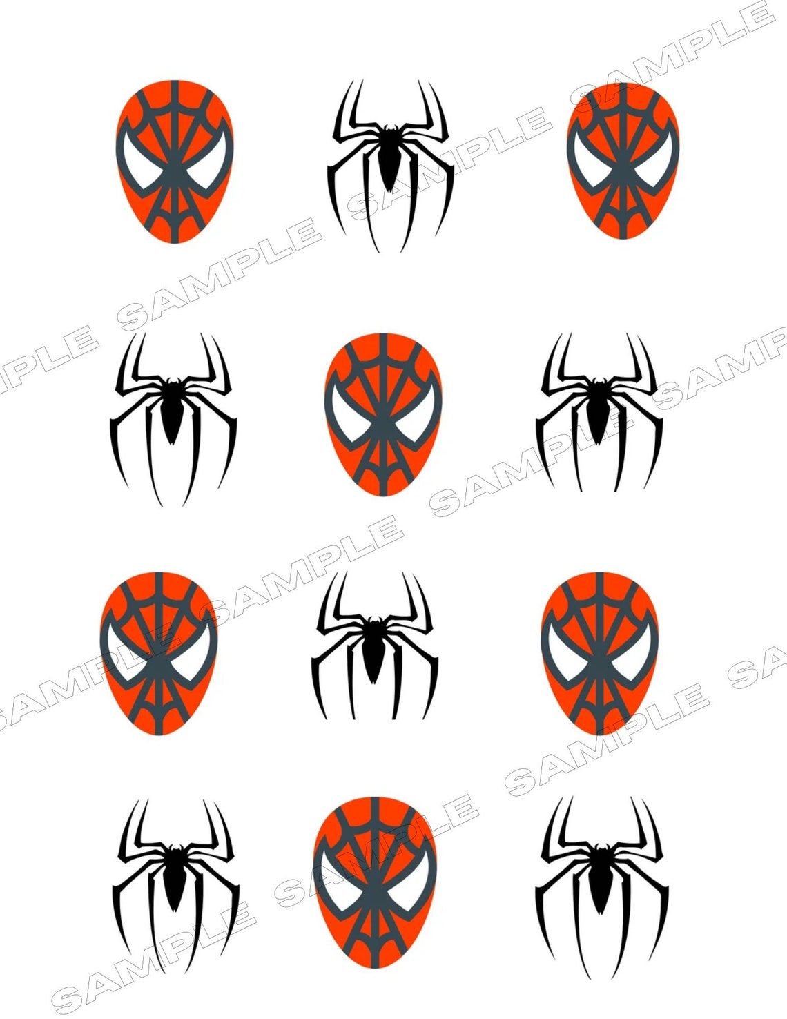 Spiderman Pre-cut Edible Images Multiple Sizes For: Cake - Etsy