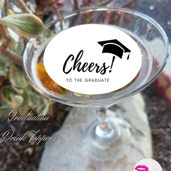 Graduation Drink Topper - Etsy