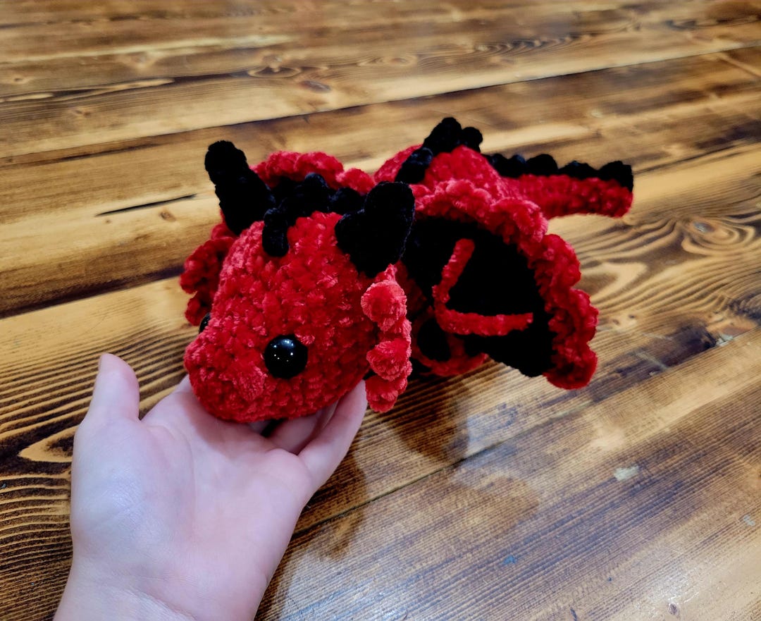 Black and Red Dragon RTS - Etsy