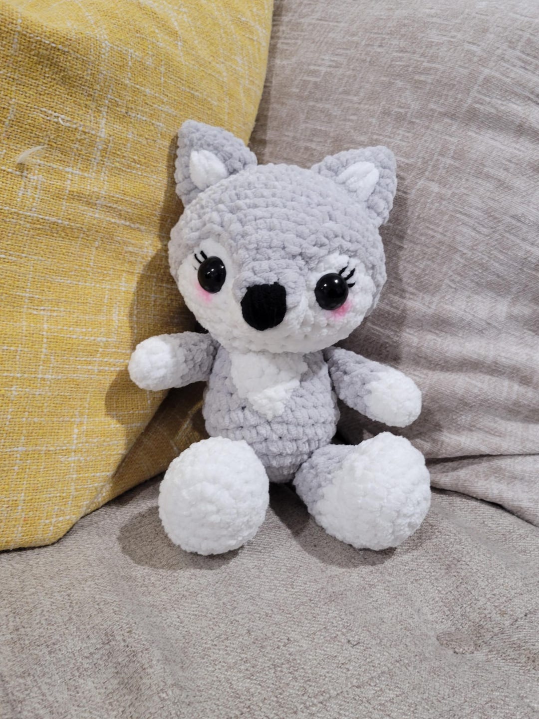 Crochet Wolf RTS - Etsy