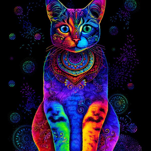 Cat Quilt Panel - Etsy