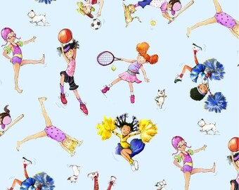 Landscape Fabric Clouds in Blue From Elizabeth Studios 100% Cotton - Etsy