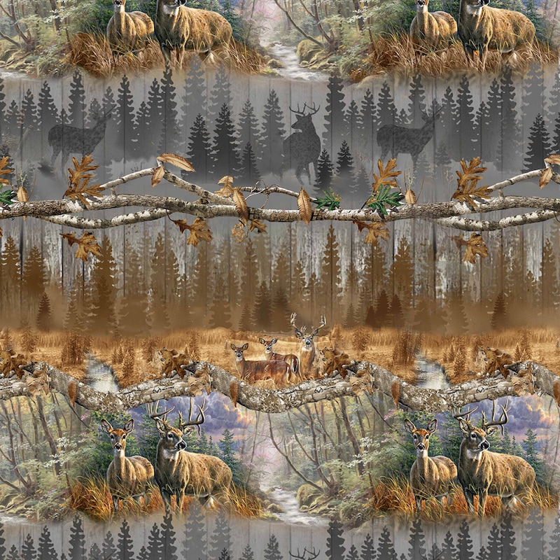 Deer Fabric - Etsy