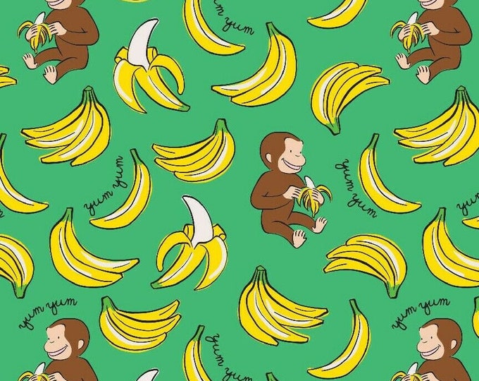 CURIOUS GEORGE FABRIC Sold by the Half Yard Continuous Cut 100% ...