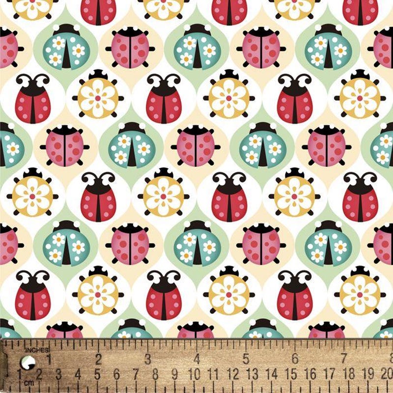 Ladybug Fabric - Etsy