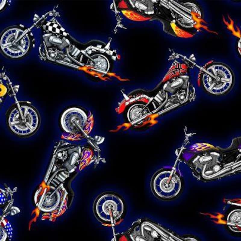 Motorcycle Fabric - Etsy